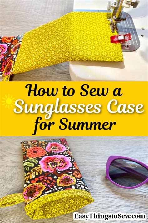Flamma Sunglasses Case Sewing Pattern Artofit