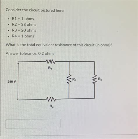 Solved Consider The Circuit Pictured Here • R1 1 Ohms