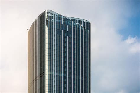 Premium Photo Partial Transformation Of Modern Business Buildings