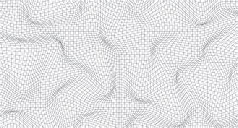 Premium Vector Abstract Wavy 3d Mesh Geometric Dynamic Wave Distorted