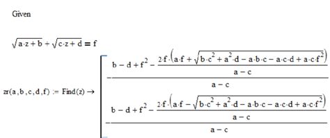 Listing Of The Mathcad Program For The Symbolic Solution Of Equation 1 Download Scientific