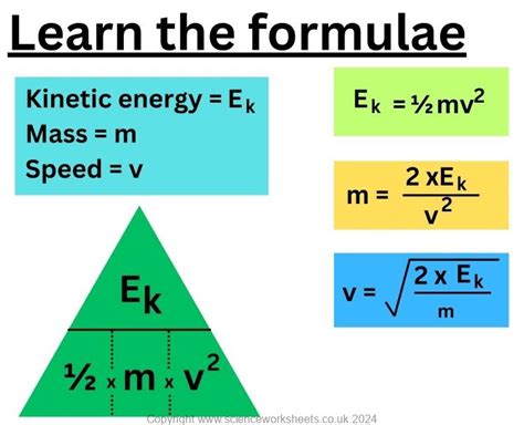 Aqa Gcse Kinetic Energy Science Worksheets