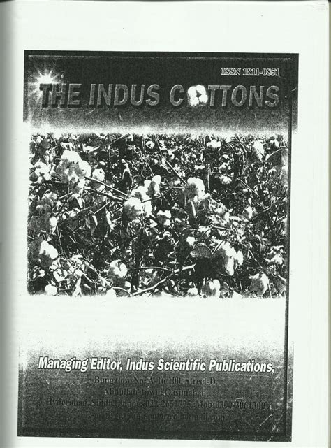 Pdf Effect Of Plant Spacing On The Growth And Yield Of Cotton