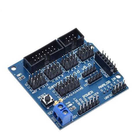 خرید و قیمت شیلد سنسور آردوینو نسخه 5 چالیک رباتیک