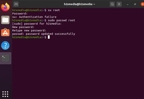Create Root Password In Ubuntu 2004 Lts Focal Fossa H2s Media