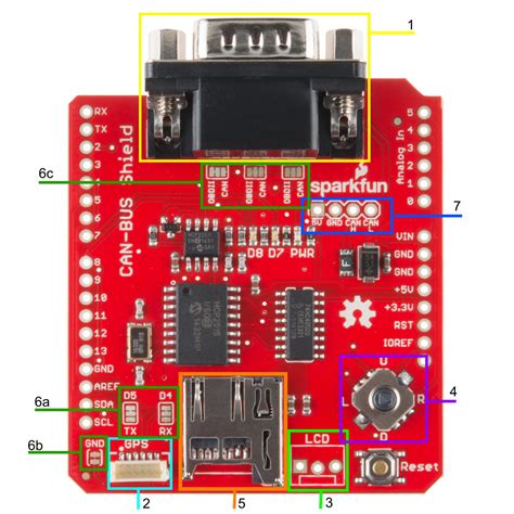 Can Bus Shield від Sparkfun купити в Києві та Україні