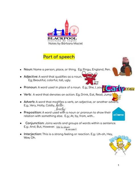 Part Of Speech B M UDocz