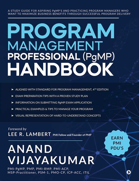 Program Management Professional PgMP Handbook A Study Guide For Aspiring PgMP S And
