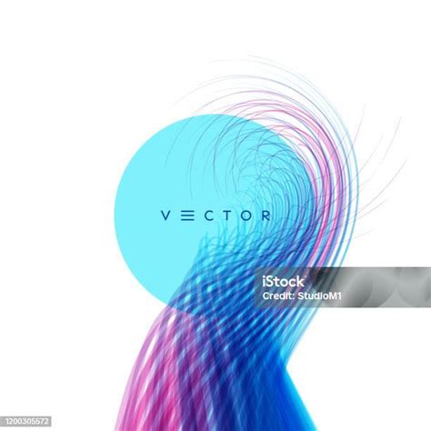 일본식 추상미술 원근 효과가 있는 곡선선입니다 광섬유 3d 추상 배경입니다 벡터 그림입니다 둥글게 말려진에 대한 스톡 벡터 아트 및 기타 이미지 Istock