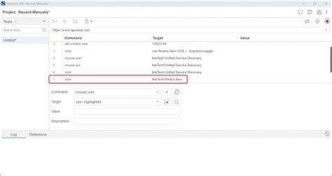 Selenium Ide Usage Opsramp Documentation