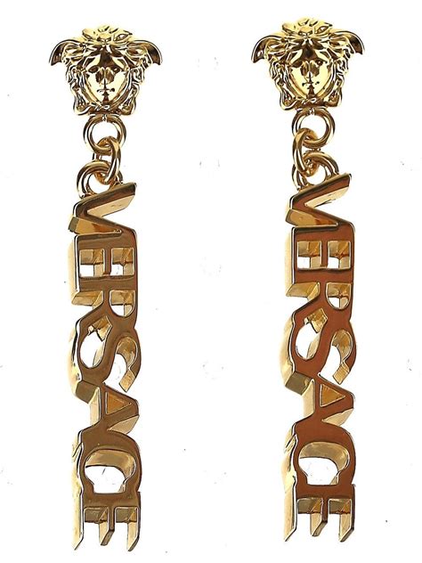 Versace Logo Earring Versace