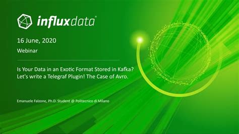 Influxdata Webinar 16 June 2020 How To Create A Telegraf Parser