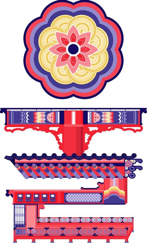 서울 한옥 타이포그래피 By Eugene 포트폴리오 노트폴리오 전통 장식 디즈니 스케치 일러스트레이션