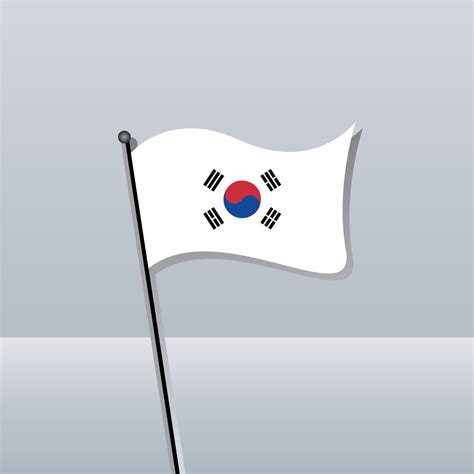 Ilustración De La Plantilla De La Bandera De Corea Del Sur 13258076