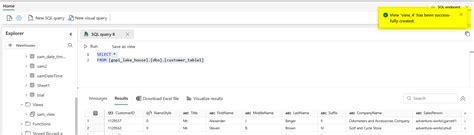 Solved Re Unable To Save Sql Query As View Microsoft Fabric Community
