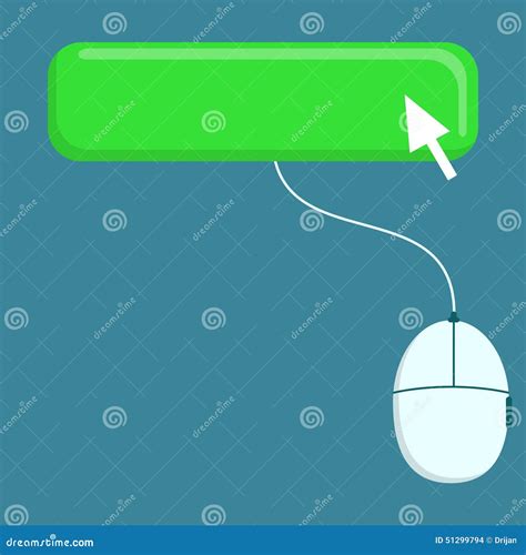 Mouse Cursor By Clicking Button Stock Vector Illustration Of Graphic Click