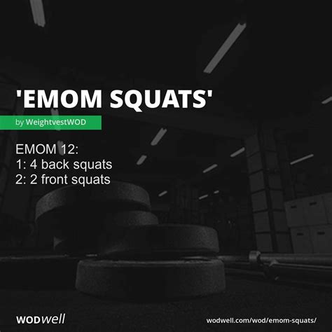 Emom Squats Workout Coach Creation Wod Wodwell