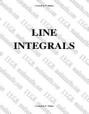 Line Integrals Evaluating Path Integrals In Cartesian Course Hero