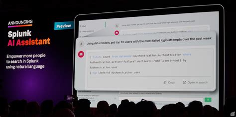 Splunk、生成aiアプリ「splunk Ai Assistant」など新機能を一挙発表 Zdnet Japan