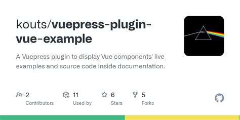 Github Koutsvuepress Plugin Vue Example A Vuepress Plugin To