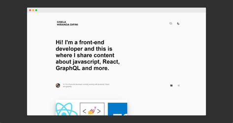 Gisela Difini On Linkedin Gatsby Gatsbyjs React Reactjs Frontend Frontenddeveloper