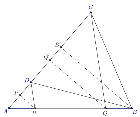 Geometry Problem Associated With The Use Of Intercept Theorem For The