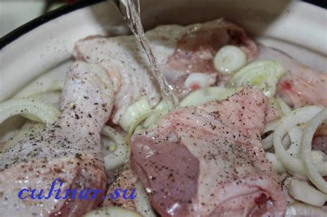 Маринуем шашлык из курицы на дачу на пикник — Кулинарные рецепты готовим дома