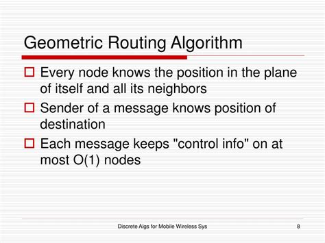 Ppt Cpsc 689 Discrete Algorithms For Mobile And Wireless Systems Powerpoint Presentation Id