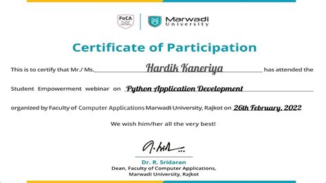 Hardik Kaneriya On Linkedin Python Webinar Development University