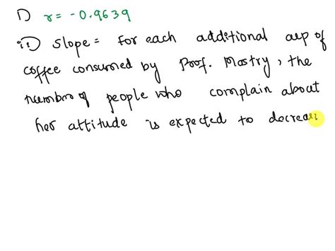 Solved Professor Mastny Has Noticed That The Number Of People Who Complain About Her Attitude
