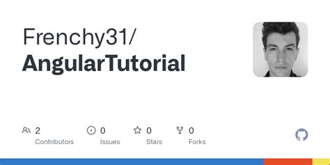 GitHub Frenchy31 AngularTutorial