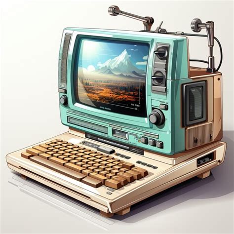 Premium Vector Realistic Vector Computer Vector On White Background