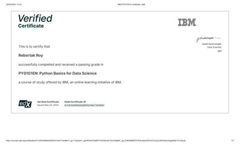Thrilled To Have Successfully Completed The Python Basics For Data