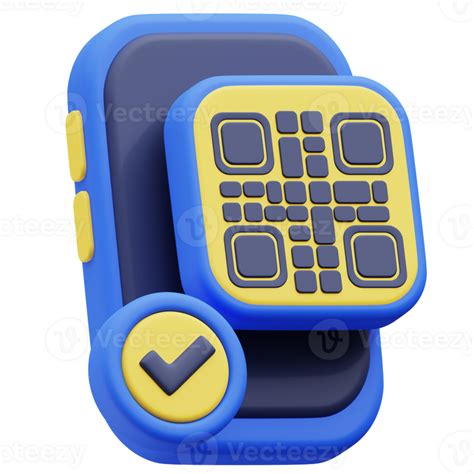 Qr Code Scan 3d Icon 43987959 Png