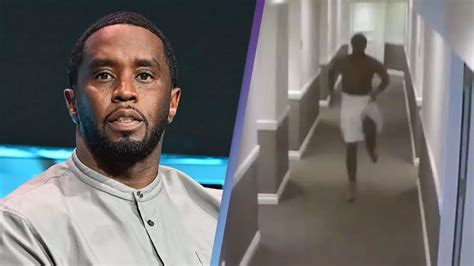 Diddy Seen Physically Assaulting Ex Girlfriend In Video Footage From Surveillance Cameras In