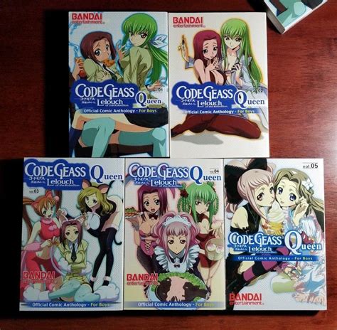 Code Geass Queen For Boys Anthology Manga Complete Collection Brand