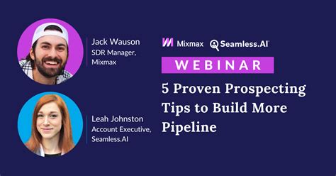 On Demand Webinar 5 Proven Prospecting Tips To Build More Pipeline