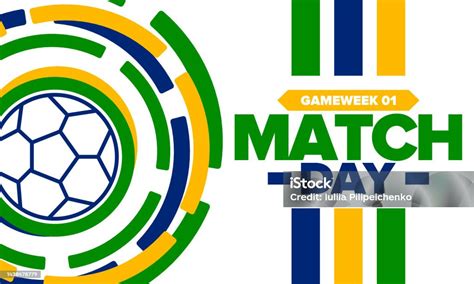 축구 경기의 날 경기의 날 푸볼 피치와 공 세계 선수권 대회와 유럽 컵 리그 플레이오프 정규 시즌 결승전 스포츠 포스터 벡터