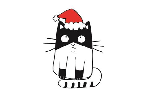 Christmas Cat Svg Cut File By Creative Fabrica Crafts · Creative Fabrica