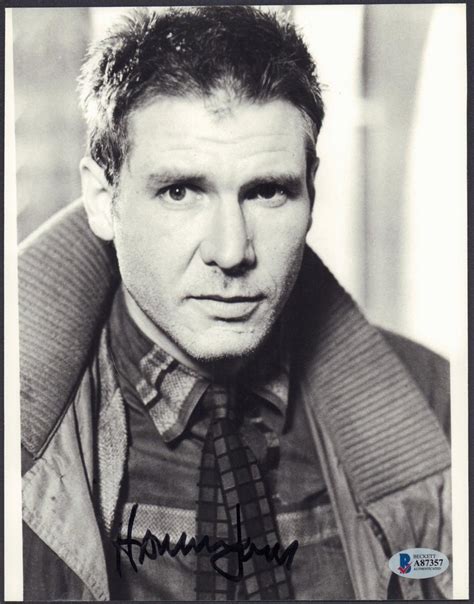 Harrison Ford Vintage Signed Blade Runner Photo Bas Beckett Autograph Star Wars 1913332886