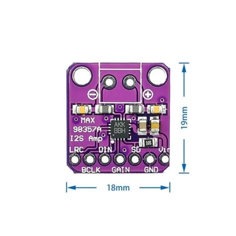 Buy MAX98357A I2S 3W Class D Mini Mono Amplifier Module Online In India At HUBTRONICS In