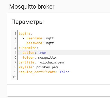 Instruction Manual Configuring The MQTT Bridge On The Mosquito Broker Addon Configuration