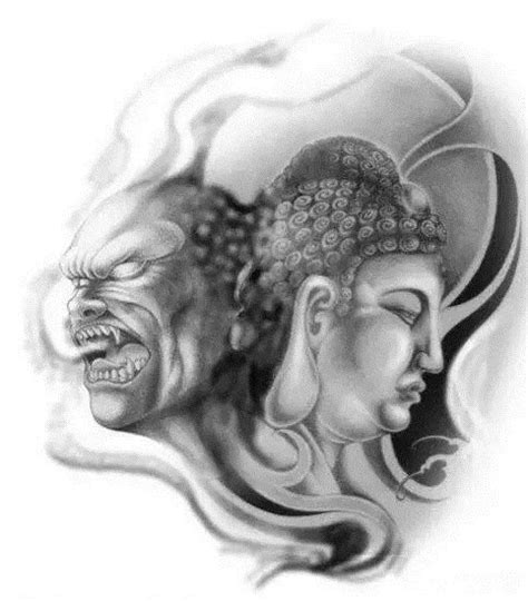 人性善与恶两面图片 千图网