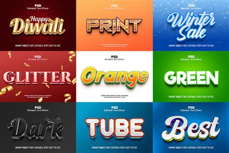 10 استایل متن سه بعدی 🔥کد فایل 164757