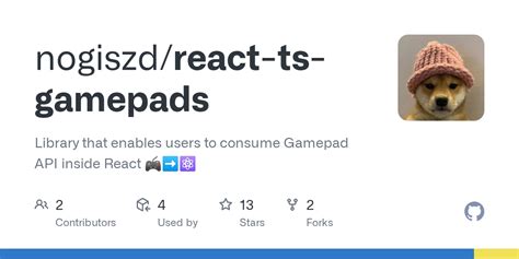 Github Nogiszdreact Ts Gamepads Library That Enables Users To