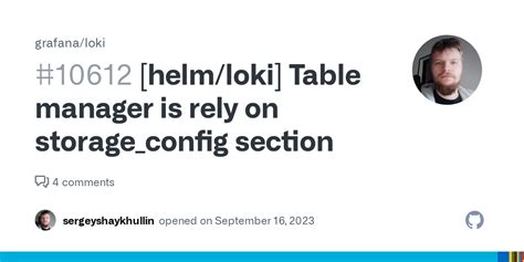 Helm Loki Table Manager Is Rely On Storage Config Section Issue Grafana Loki GitHub