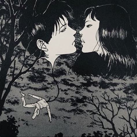 Junji Ito Arte Del Horror Pinturas Ilustración Japonesa