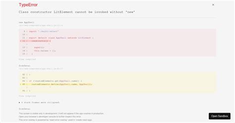 Learning Lit Element Codesandbox