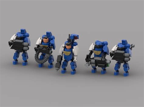Lego Moc Devastator Squad Ultramarines By Thelegowolfpack Rebrickable