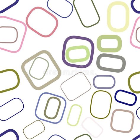 Rounded Rectangle Seamless Pattern Stock Illustrations 1 006 Rounded Rectangle Seamless